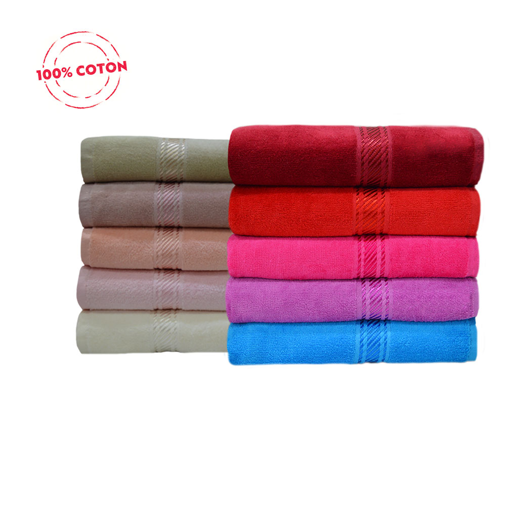 Maison :: Pack de 6 serviettes de bain coton 50*90 cm serviettes ... Maison :: Pack de 6 serviettes de bain coton 50*90 cm serviettes ...
